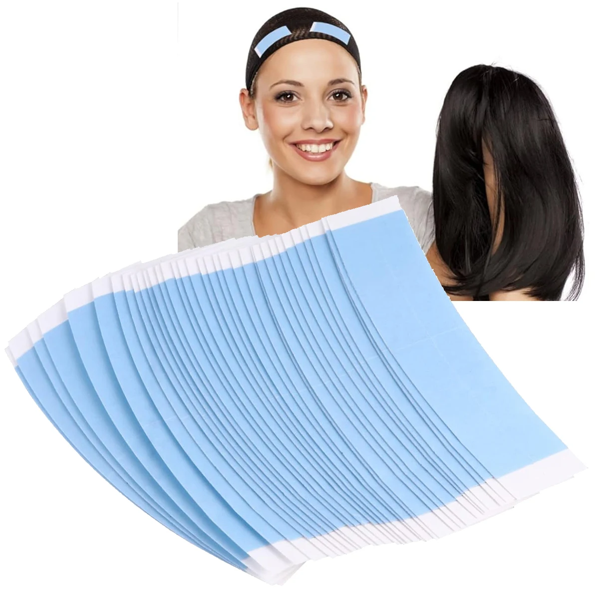 5Sheet-10Sheet-Strong-Fixed-Wig-Double-Tape-Wig-Adhesive-Extended-Hair ...