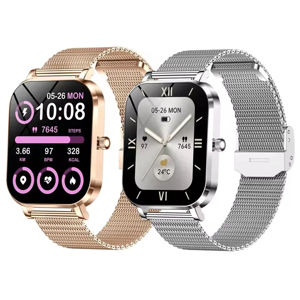 Women Fashion Wristwatch MK90 Smart Watch Bluetooth Calling Health ...