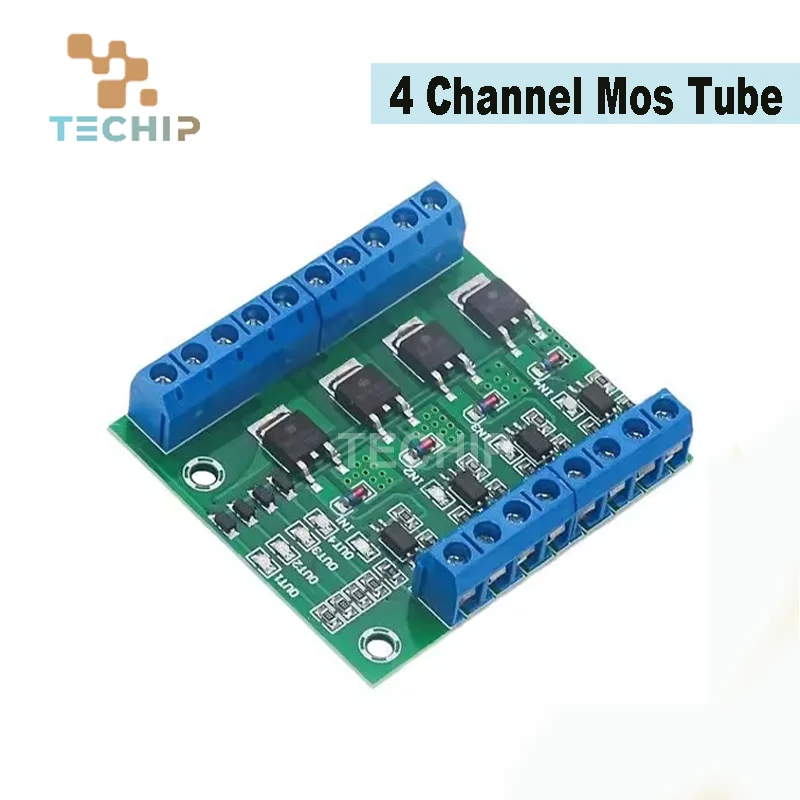 4 Channel Mos Tube Amplifier Circuit Board Motor Drive Control Module ...