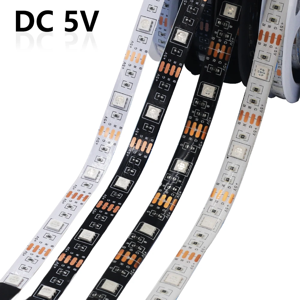 5V-RGB-LED-Strip-5050-30LEDs-m-Waterproof-IP21-IP65-Flexible-LED-Tape ...