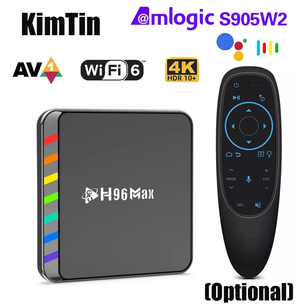 KimTin W2 ATV TV Box Android 11 Amlogic S905W2 Support 4K AV1 2.4&5G ...