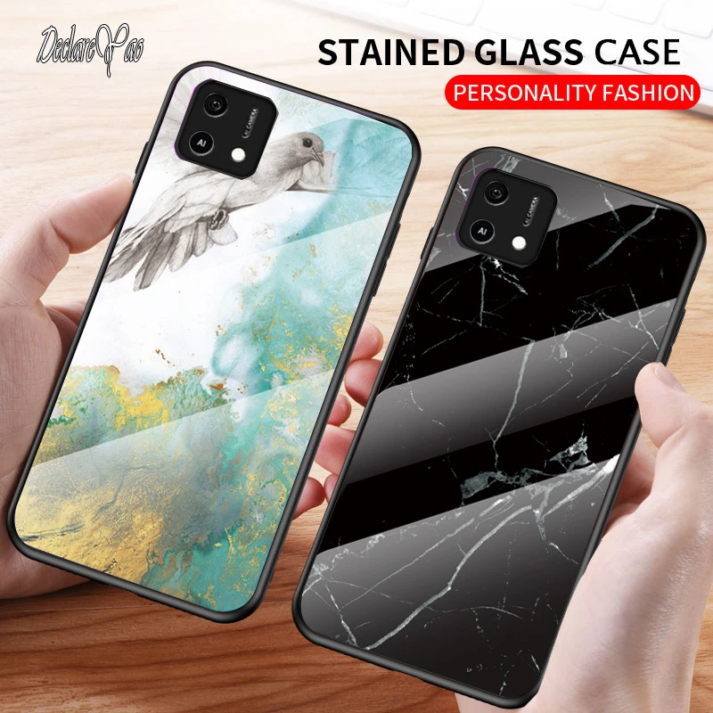 Covers For OPPO A57 A74 A94 A95 Glass Cover Mirror Case For OPPO A32 ...