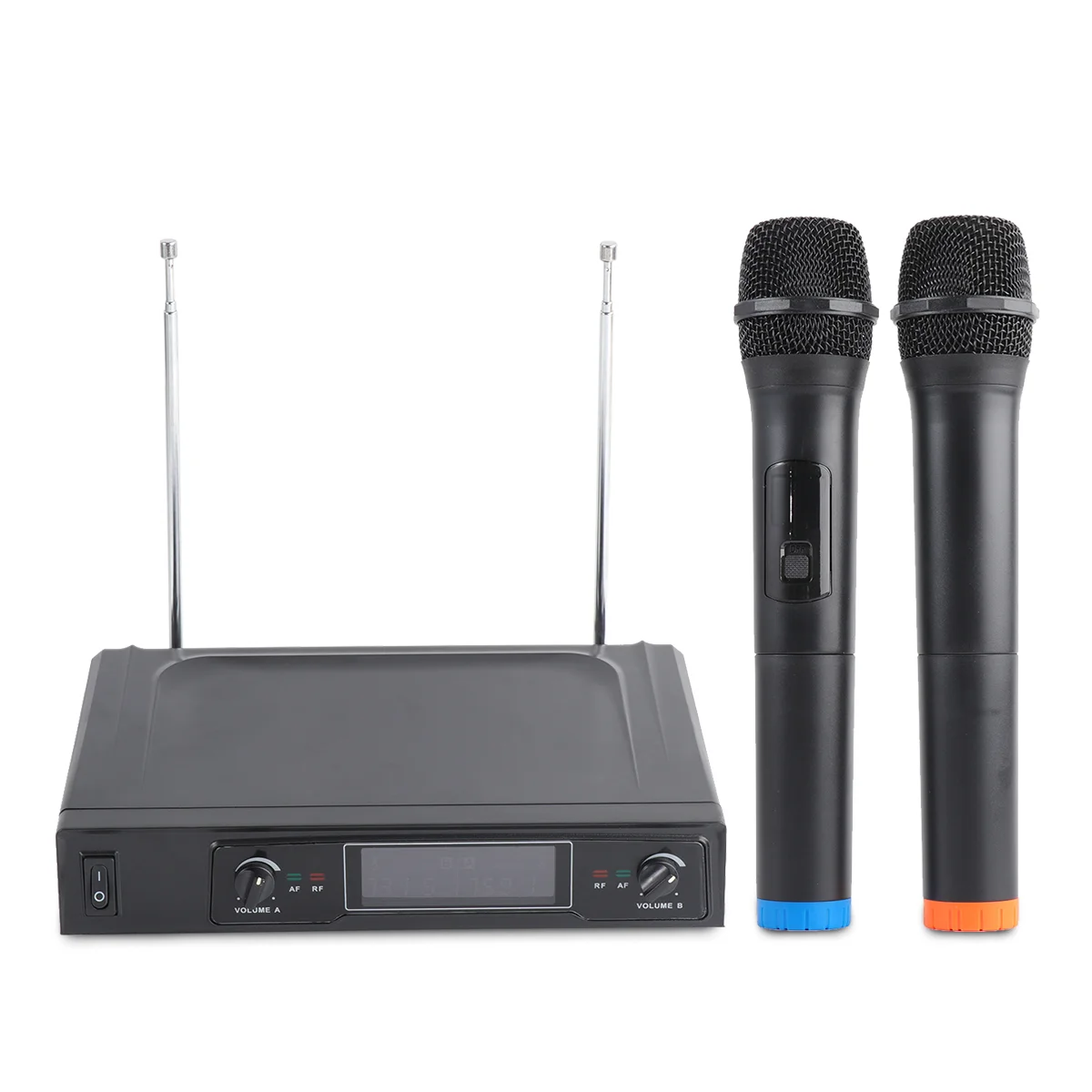 1-Set-Dual-Wireless-Microphone-Professional-Cordless-Handheld ...