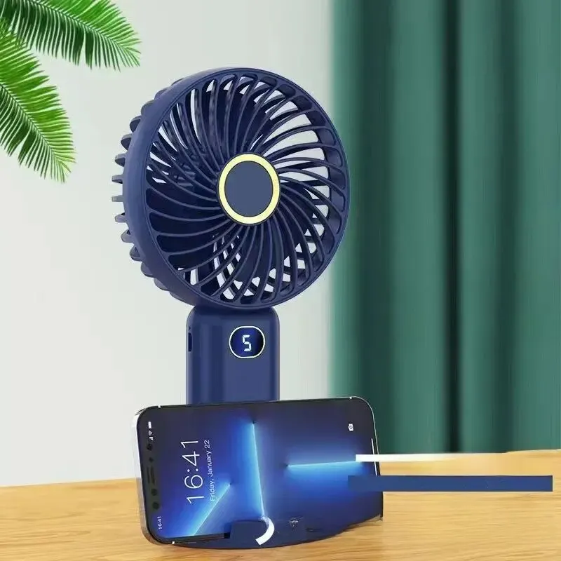 F11-f12-Portable-Handheld-Fan-Usb-Rechargeable-Digital-Display-Outdoor ...