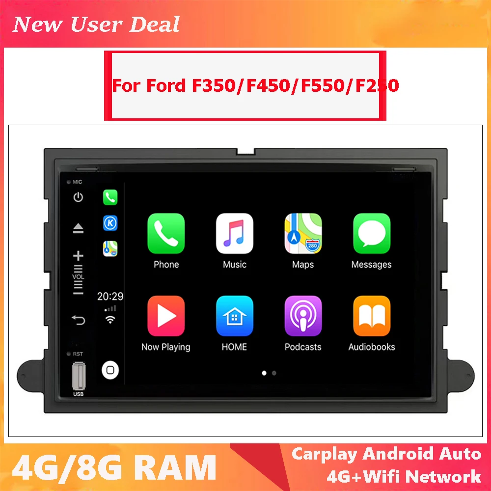 Car-Head-Unit-Multimedia-Android-12-0-Radio-For-Ford-F150-F350-F450-F55 ...