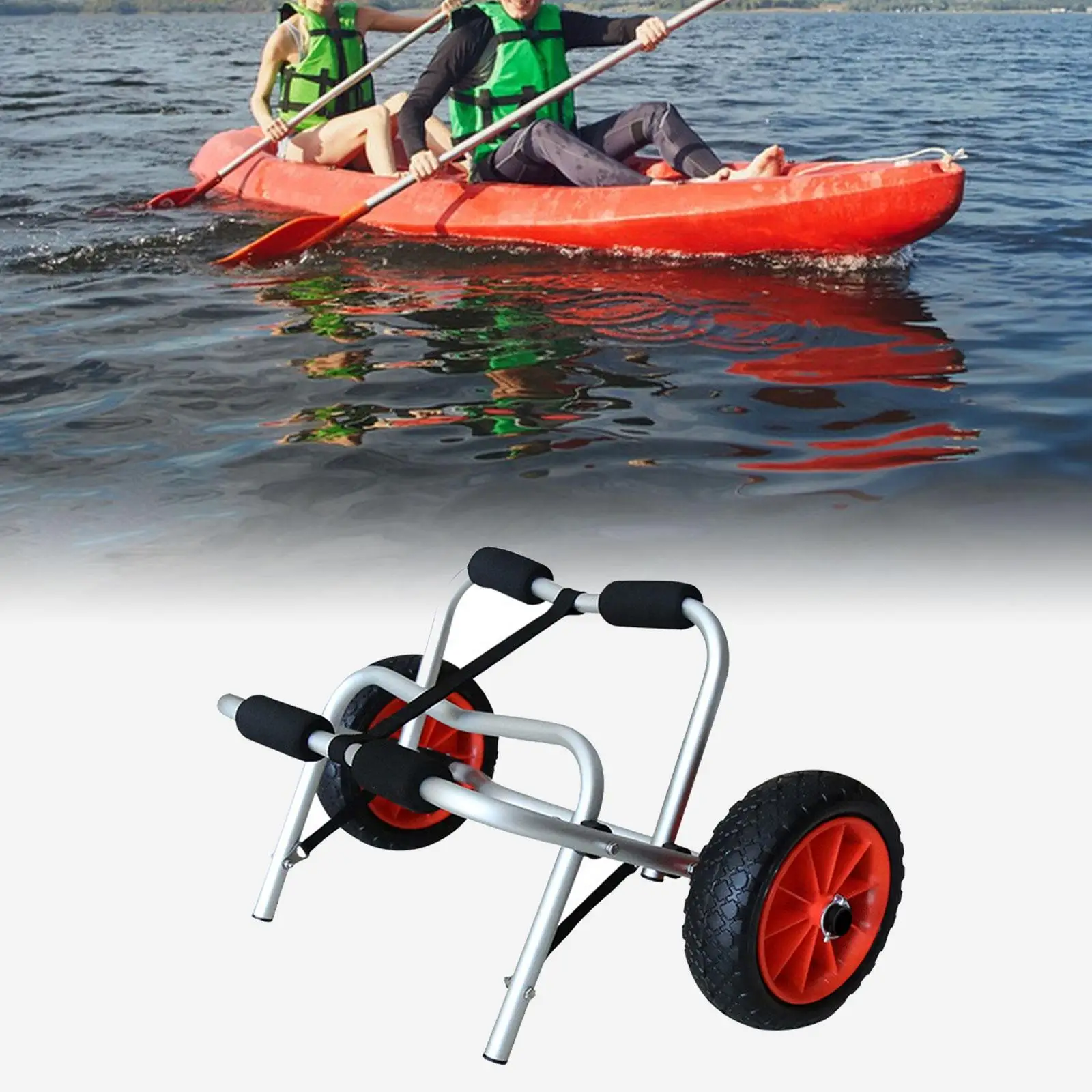 Foldable-Kayak-Cart-Kayak-Kayak-Trailer-Kayak-Trolley-10inch-Wheel ...