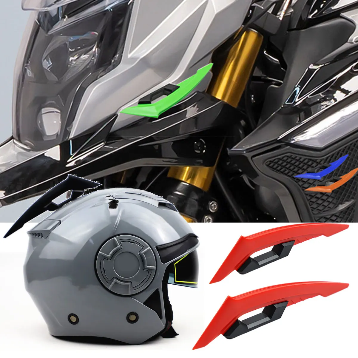 1Pair-Motorcycle-Winglet-Aerodynamic-Spoiler-Dynamic-Wing-with-Adhesive ...