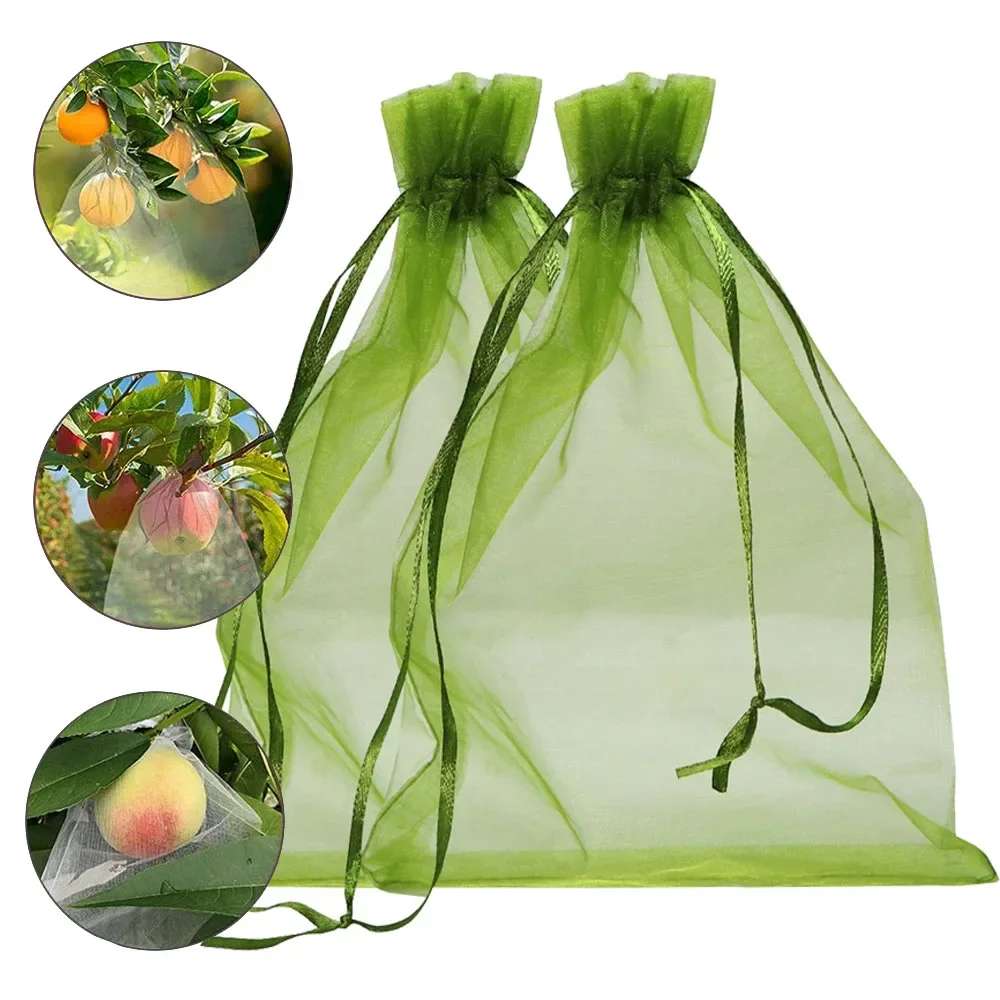 100PCS Fruit Protection Bags Net Pest Control Grape Bags Anti-Bird ...