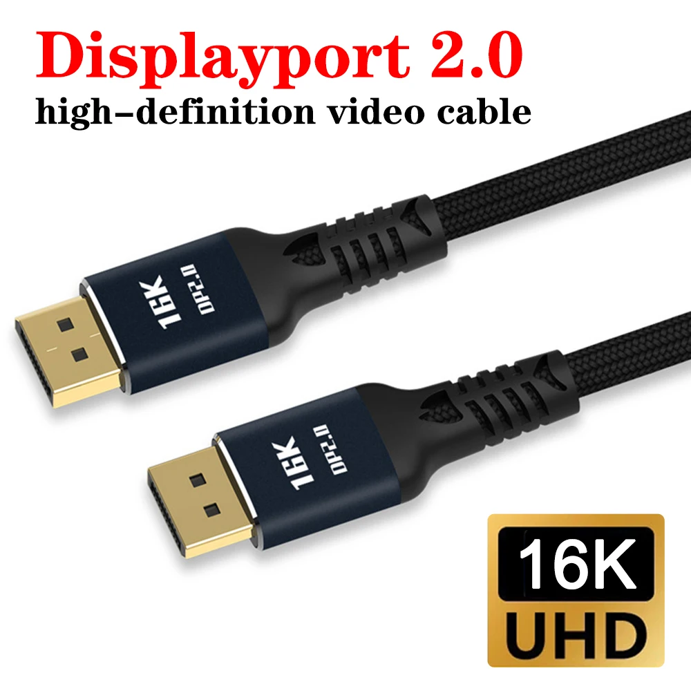 DisplayPort-2-0-Cabo-16K-60Hz-8K-60H-4K-165Hz-Alta-Velocidade-Adaptador ...