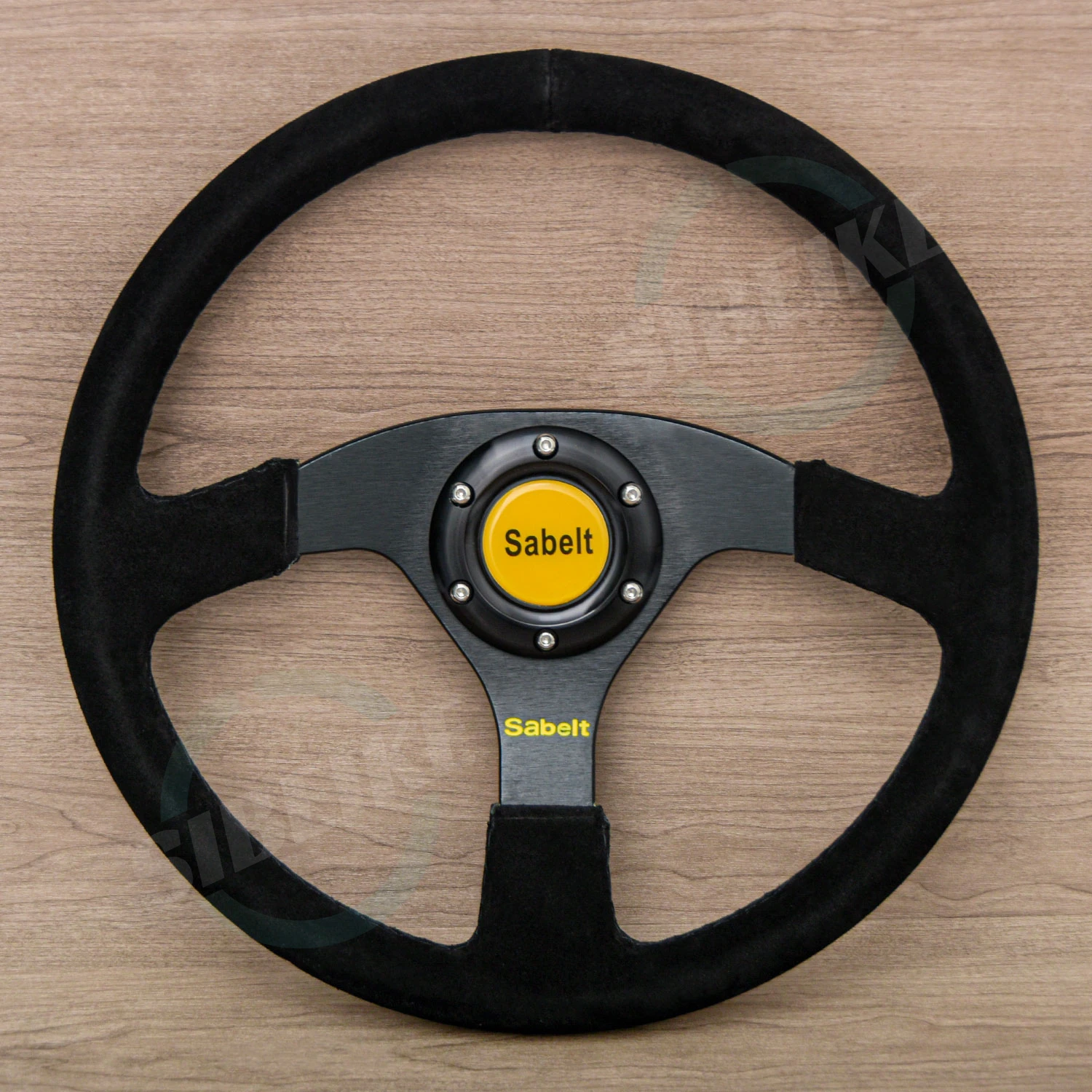 14Inch-Sabelt-Sports-Steering-Wheel-Universal-Suede-Leather-Sim-Racing ...
