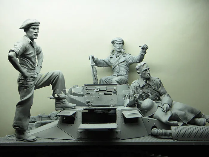 1:16 Resin Figure Model Kit Unassambled Unpainted 16329(no Tank ...