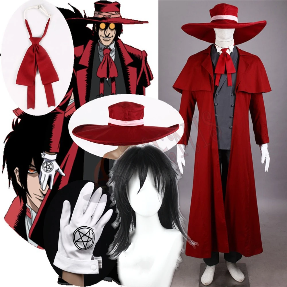 Vampire Hunter Cosplay Hellsing Alucard Cosplay Costumes Cool Man Suit ...