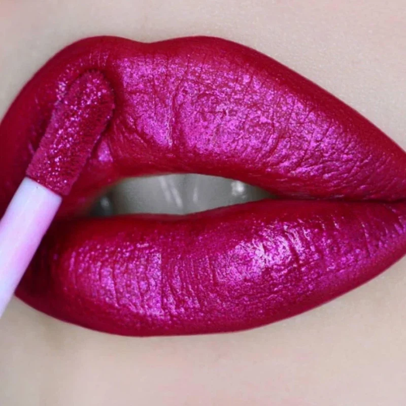4pcs/set Diamond Shiny Lip Gloss Waterproof Sexy Crystal Glitter Liquid ...