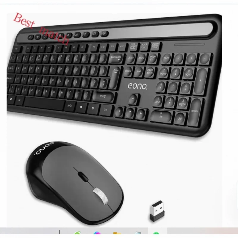 For-Amazon-brand-Eono-European-Silent-wireless-keyboard-and-mouse-suite ...