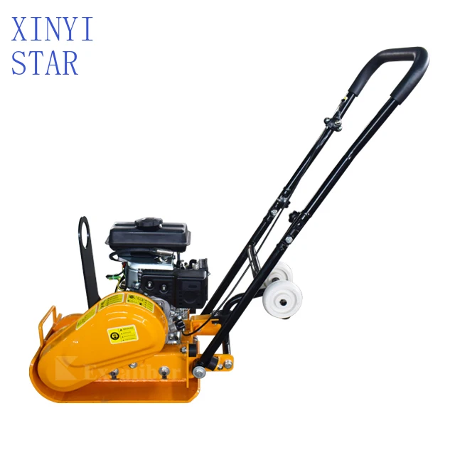 Diesel Mini Manual Soil Vibratory Compactor Hand Vibrating Plate Tamper ...