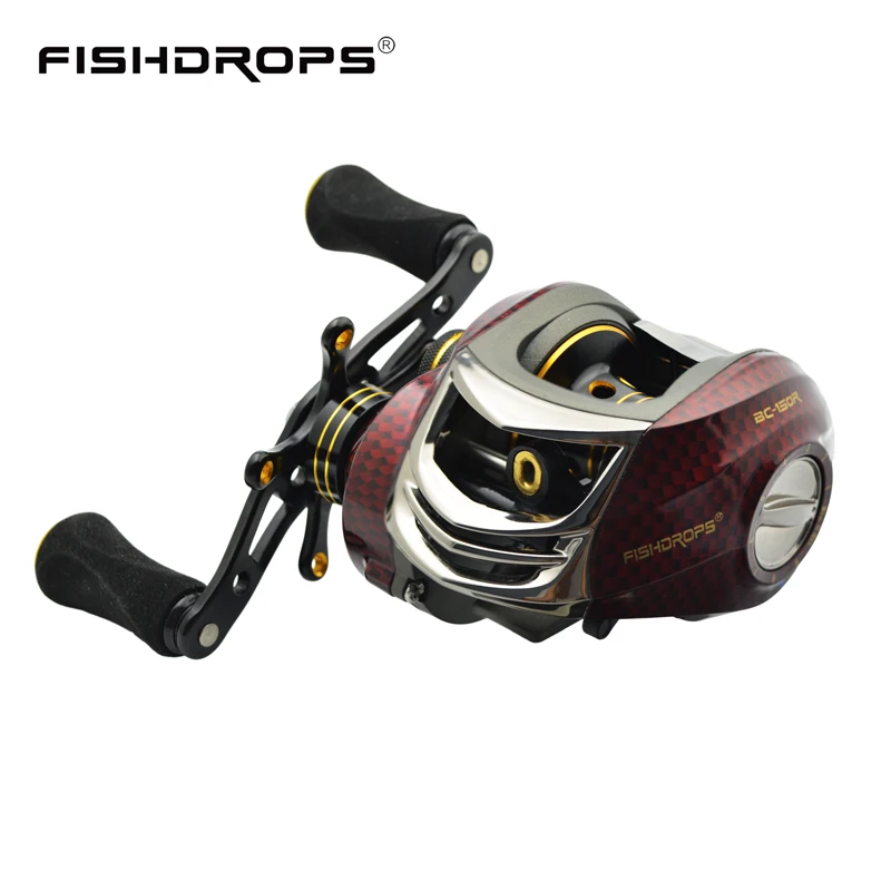 Fishdrops-Baitcaster-Reels-Fishing-CNC-Aluminum-Spool-Magnetic-Brake ...