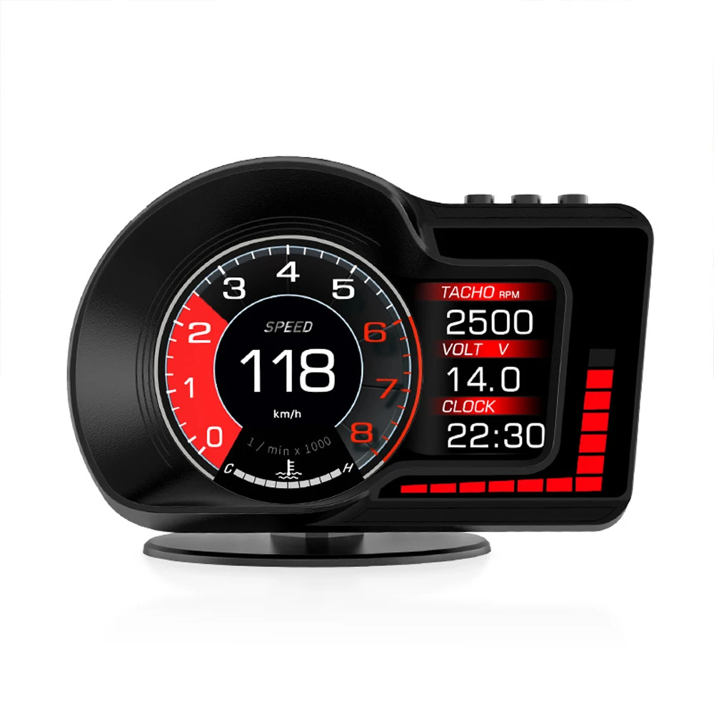 Car-Headup-Display-Digital-GPS-Speedometer-Dual-System-Display-with ...
