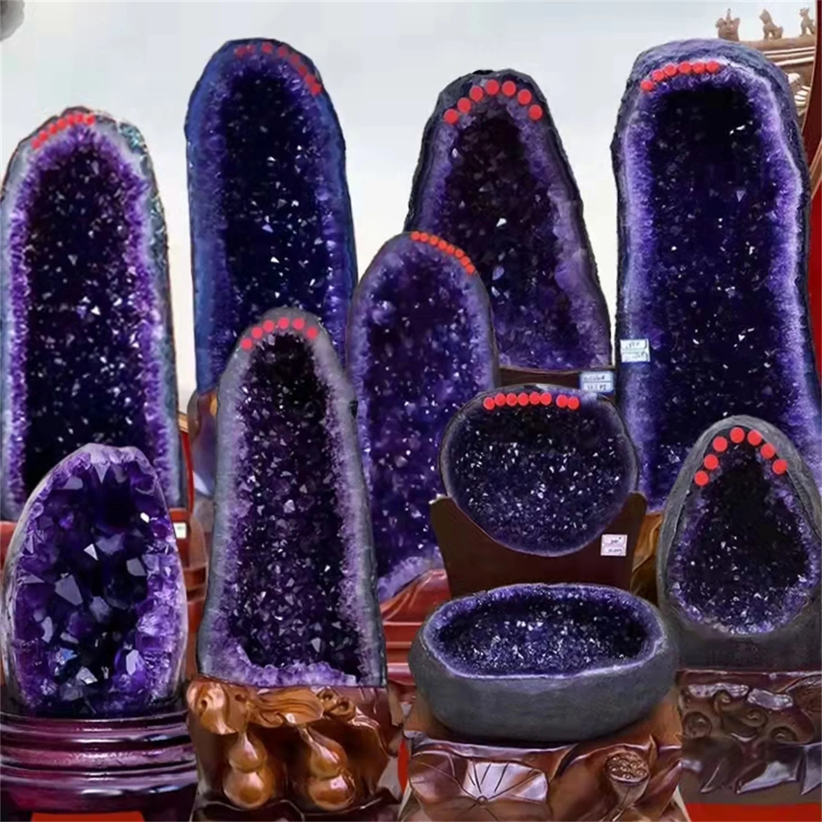 Natural-Uruguay-Brazilian-Amethyst-Cave-Decoration-Agate-Degaussed ...