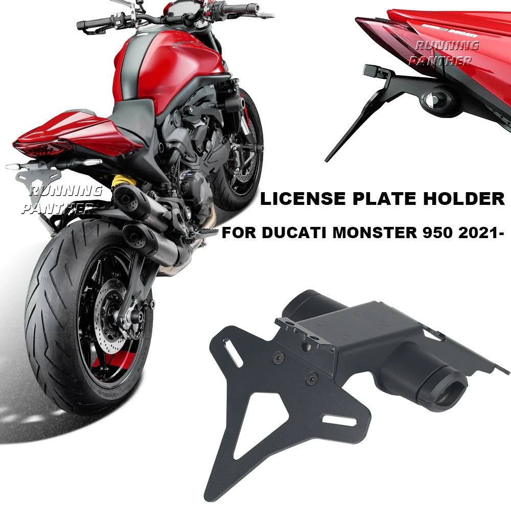 Motorcycle-Rear-Short-Tail-Stock-License-Plate-Holder-Tailstock-Bracket ...