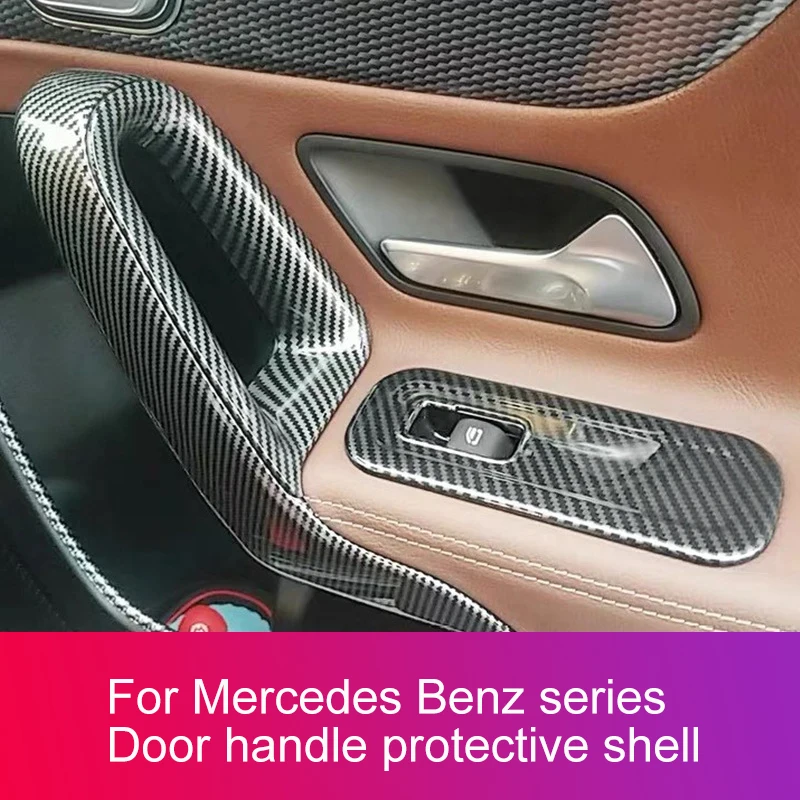 Inner-Door-Armrest-Handle-Panel-Frame-Trim-For-Mercedes-Benz-A-Class ...