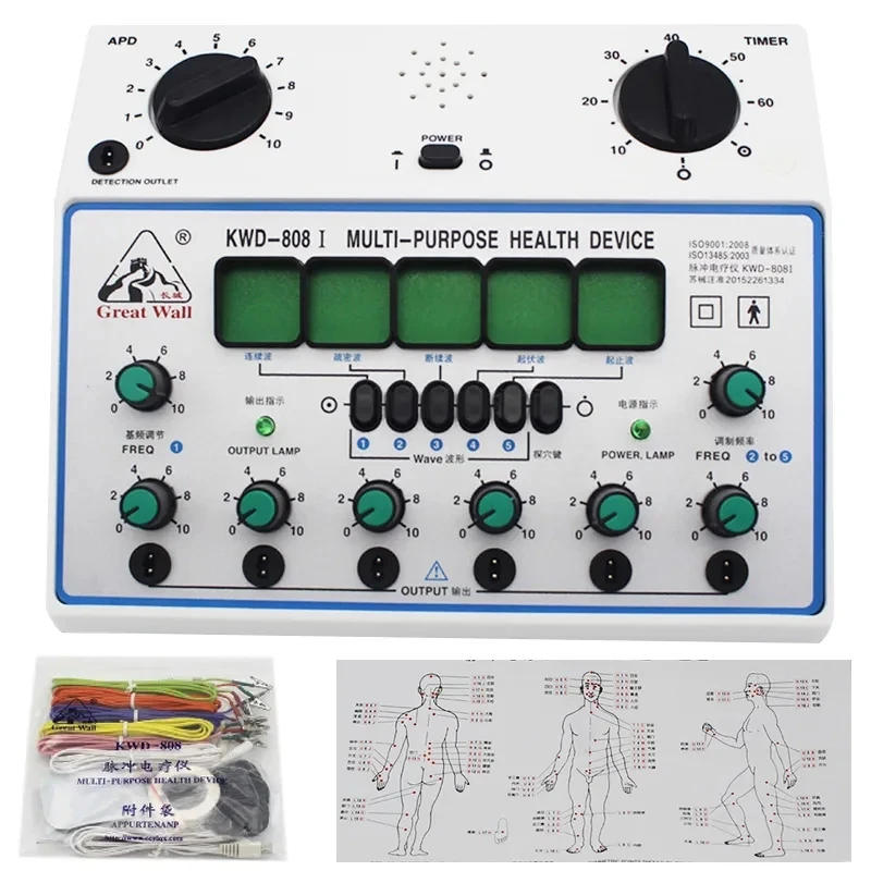 Electric-Acupuncture-Stimulator-Machine-TENS-Electrical-Nerve-Muscle ...