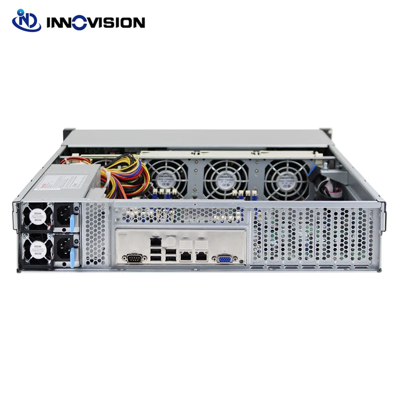 New 2U 4Bay Hotswap Rack Mount Server Case With Flexible
