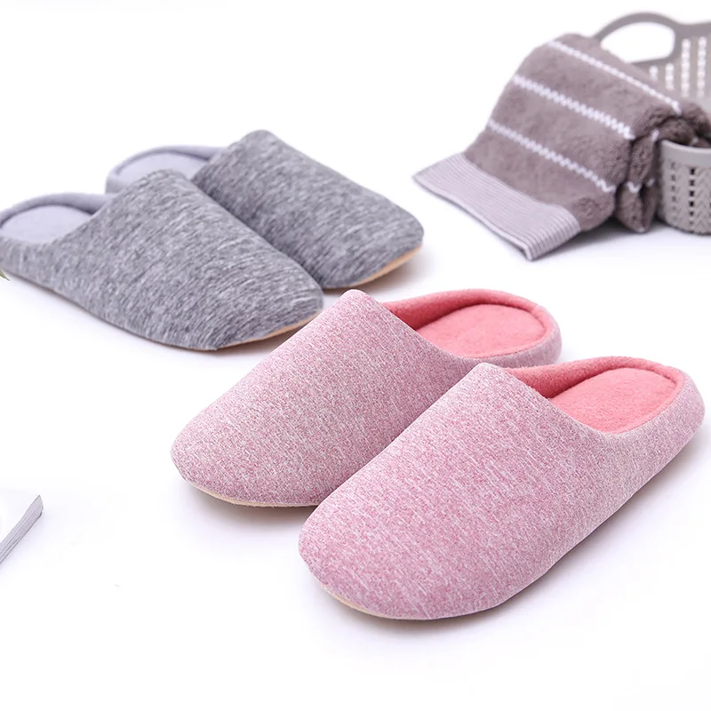 Women-Slippers-House-Soft-Home-Cotton-Flats-Indoor-Light-Comfort-Floor ...