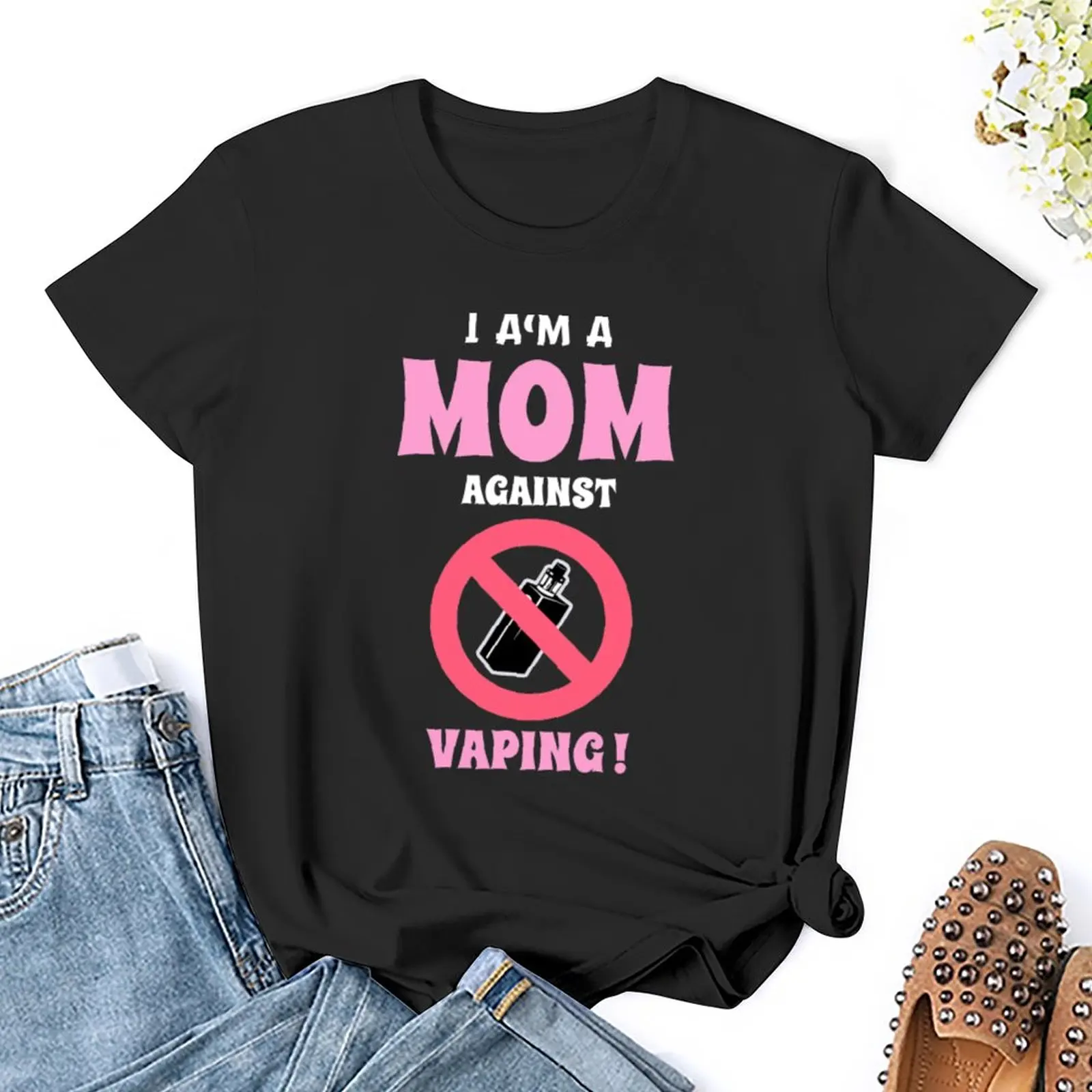 I-Am-A-Mom-Against-Vaping-Tee-Women-Specific-T-Shirts-T-Shirt-Women ...