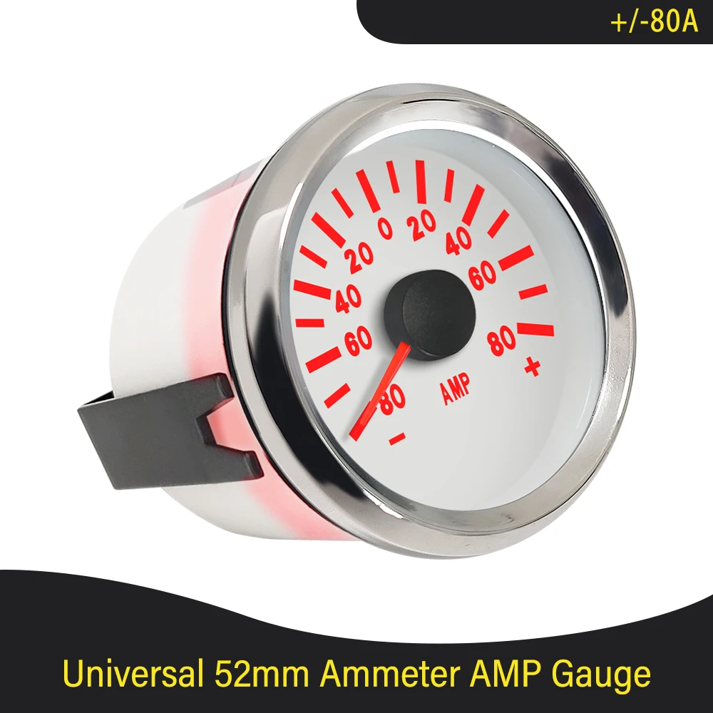 52mm-Digital-Car-Ampermeter-LCD-Display-DC-AMP-Meter-Gauge-fit-Truck ...