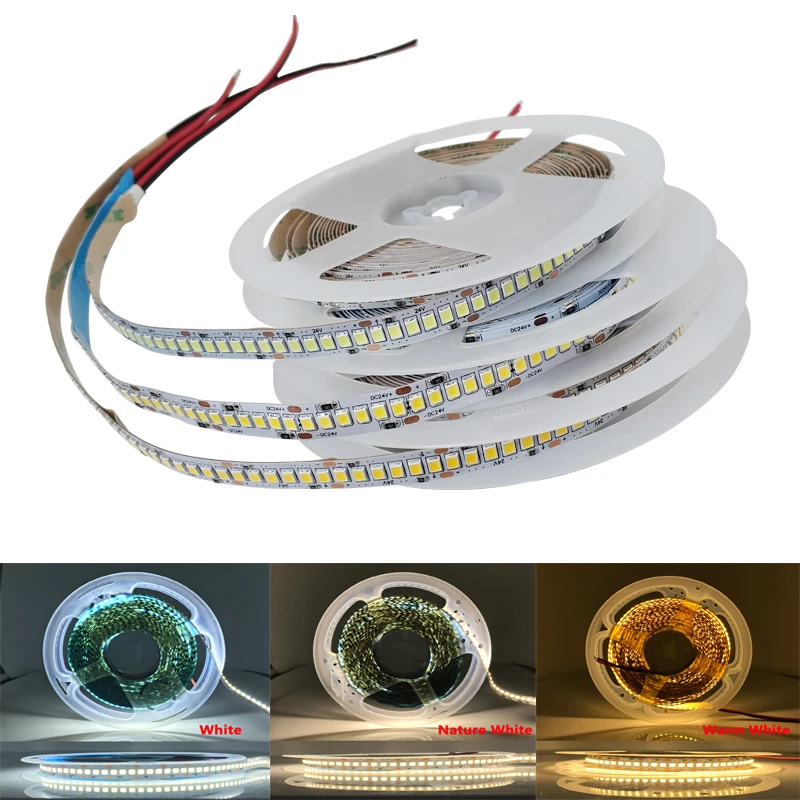 Led Strip 12v Waterproof 2835 240leds | Led Strip Lights 12v 2835 Waterproof - Dc 5v - Aliexpress