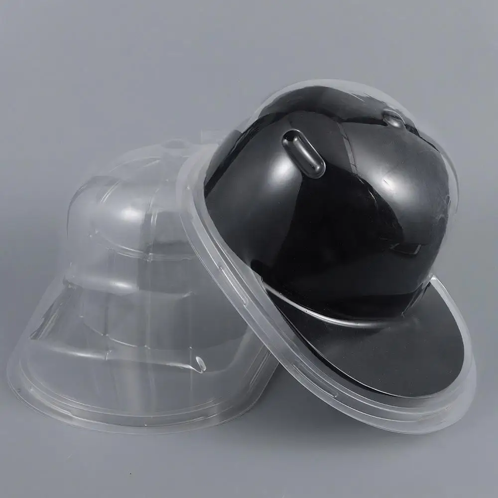 PVC-Baseball-Cap-Display-Box-Dust-proof-Curved-Hat-Storage-Plastic ...