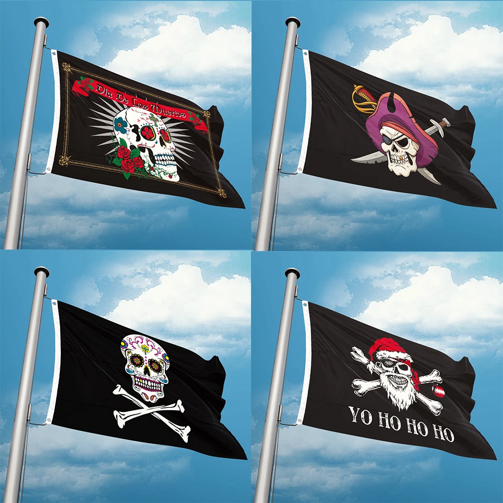 Pirate-Flag-3X5ftCustom-Skull-And-Cross-Crossbones-Jolly-Roger ...