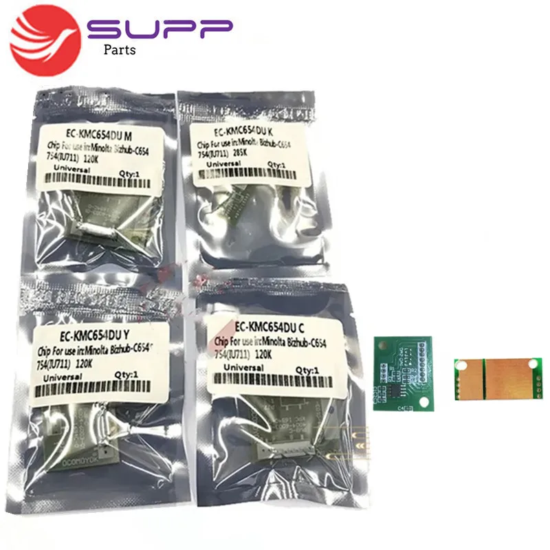 8PC-IU711-IU-711-Drum-Chip-for-Konica-Minolta-Bizhub-C654-C754-C-654-C ...