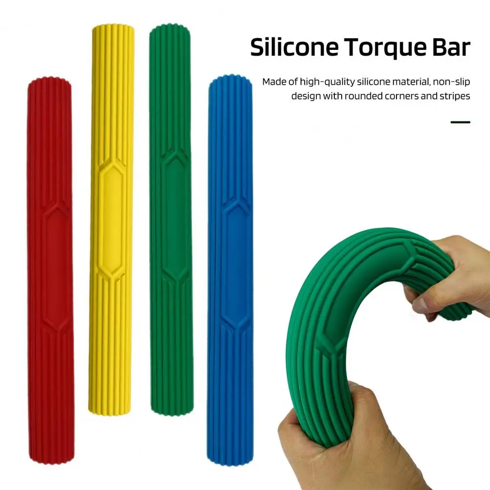 Silicone-Flex-Therapy-Bar-Hand-Exercise-Bar-Tennis-Elbow-Physical ...