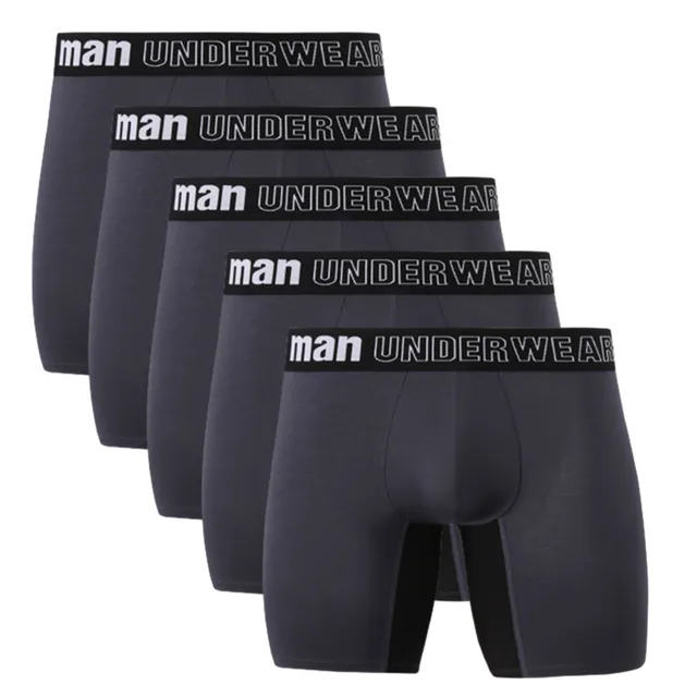 5 Pack/Lot Big Size Men Sexy Panties Breathable Underwear Boxers Briefs ...