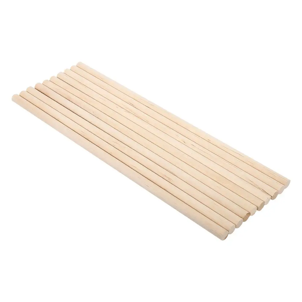 10pcs-30cm-Wooden-Arts-Craft-Sticks-Dowels-Rods-DIY-Tool-4mm-10mm ...