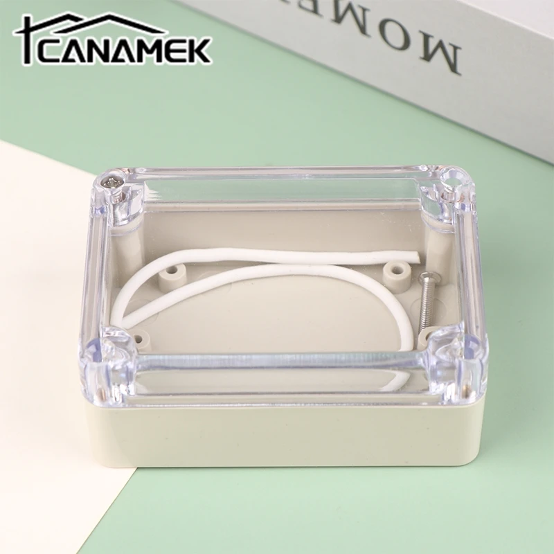 1PC Plastic Waterproof Transparent Outdoor Alarm Waterproof Box DIY ...