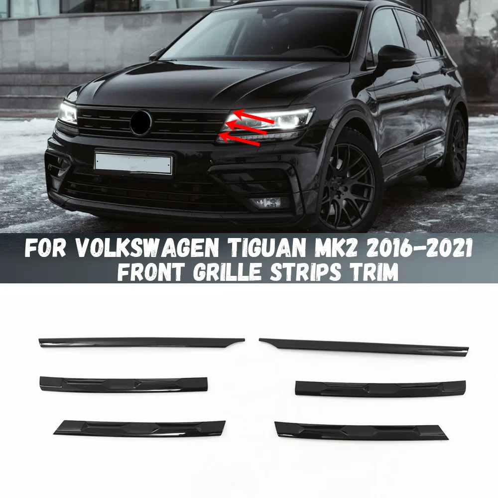 For Volkswagen VW Tiguan MK2 2017 2018 2019 2020 2021 Front Grille ...