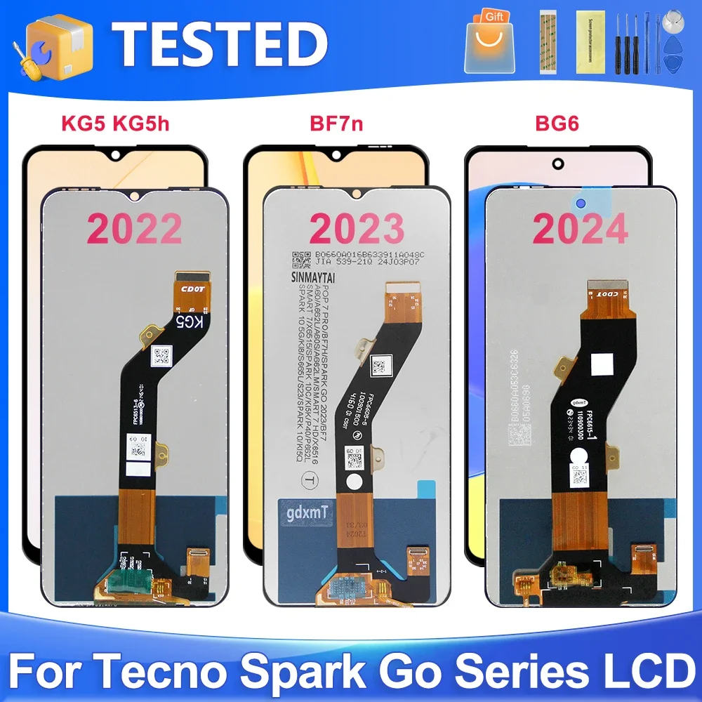 For-Tecno-Spark-Go-2022-2023-KG5-BF7n-For-Tecno-Spark-Go-2024-BG6-LCD ...