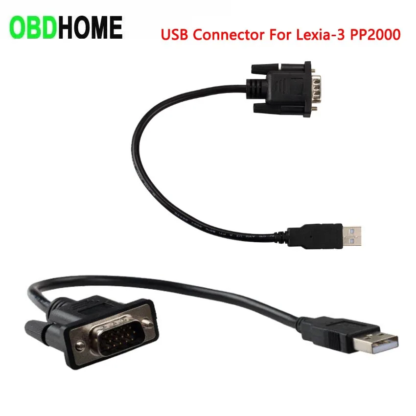 Short 30cm DB15 PIN DB 15PIN Cable USB Connector for Lexia-3 PP2000 ...