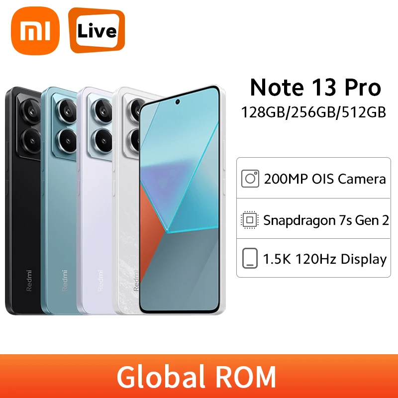 Global-ROM-Xiaomi-Redmi-Note-13-Pro-Snapdragon-7s-Gen-2-Mobile-Phone ...