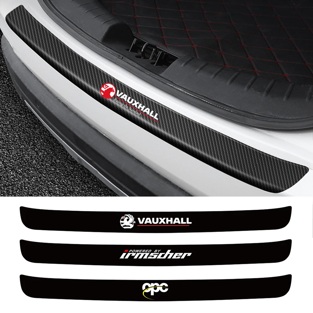 Carbon-Fiber-Car-Rear-Bumper-Trunk-Protection-Sticker-Decal-For-Opel ...