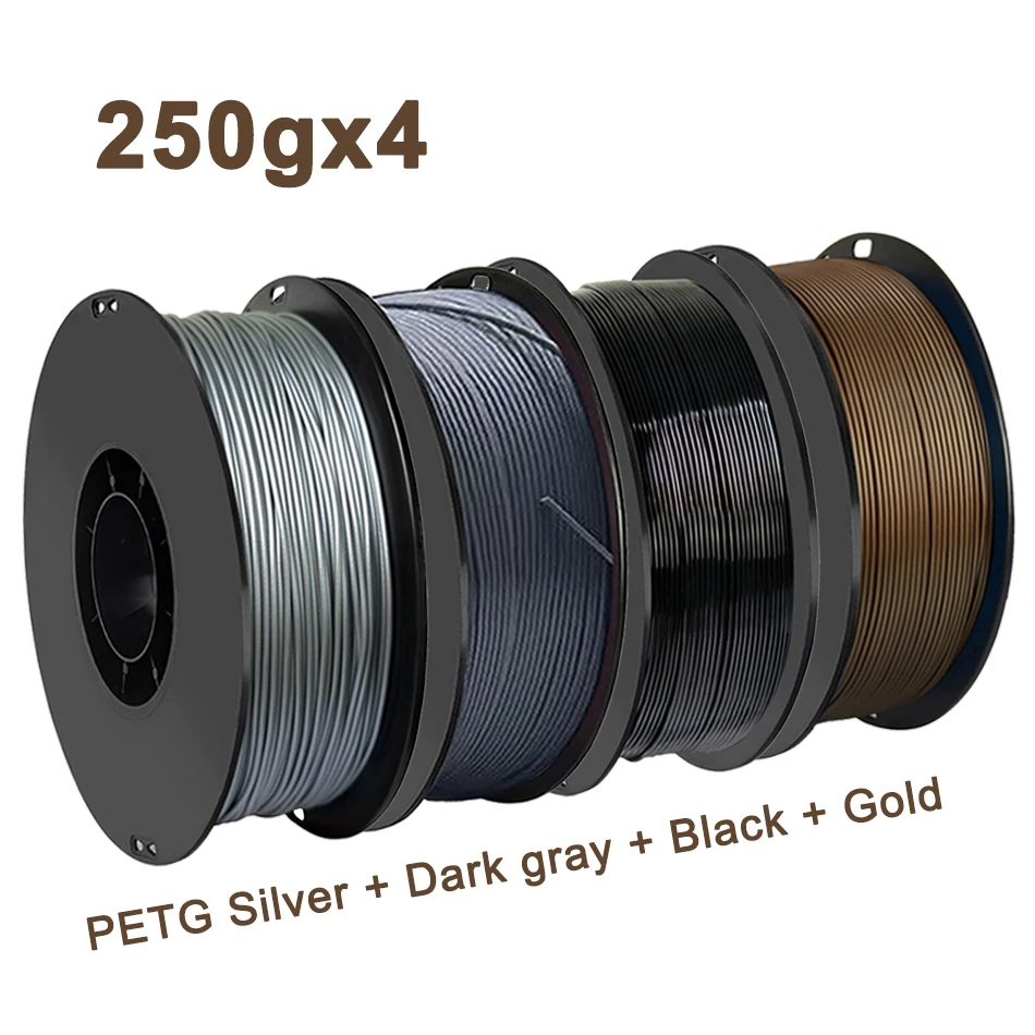 250g 1Kg PETG gold 3D Printer Filament 1.75mm wire Vacuum Packaging ...