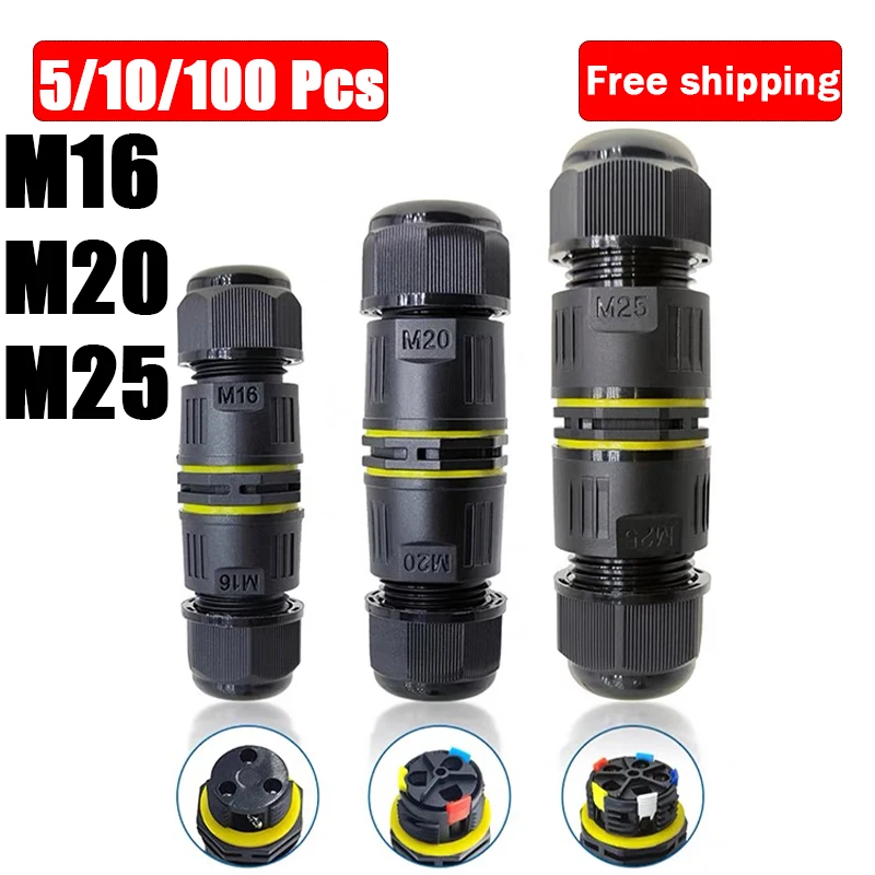 Outdoor-IP68-Waterproof-M16-M20-M25-Connector-Of-Junction-Box-Adapter ...