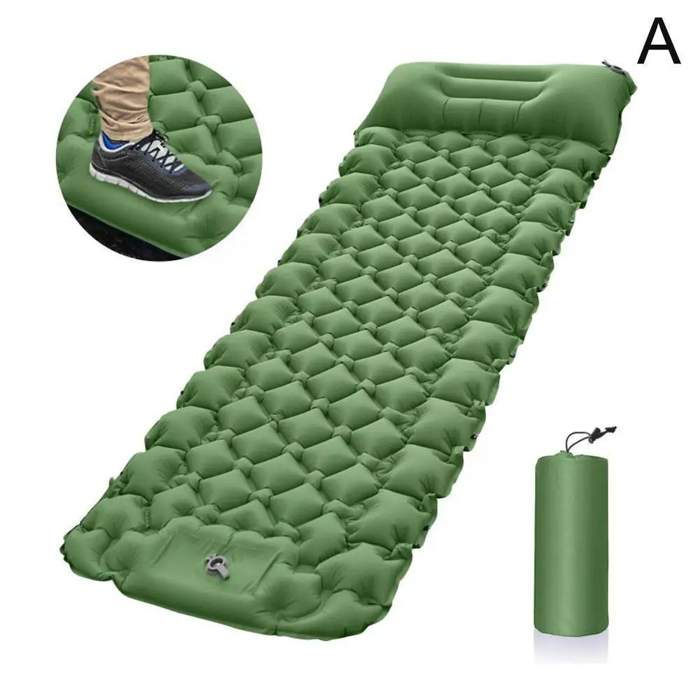 Namiot na zewnątrz mata nadmuchiwany materac Ultralight Nylon karimata ...