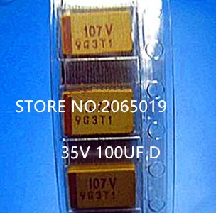 5PCS - 10PCS Tantalum capacitors SMD D 7343 35V 100UF 107V D Type 100UF ...