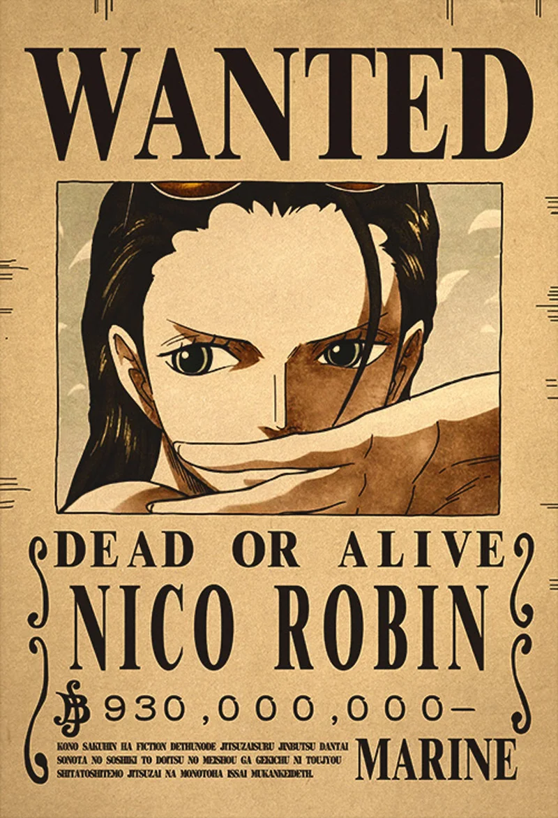 One Piece Wanted Posters Zoro
