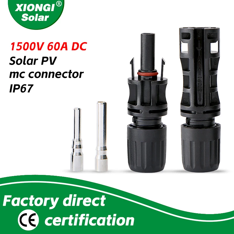 1-Pairs-1500V-60A-Connector-male-and-female-Solar-Panel-PV-Connector ...
