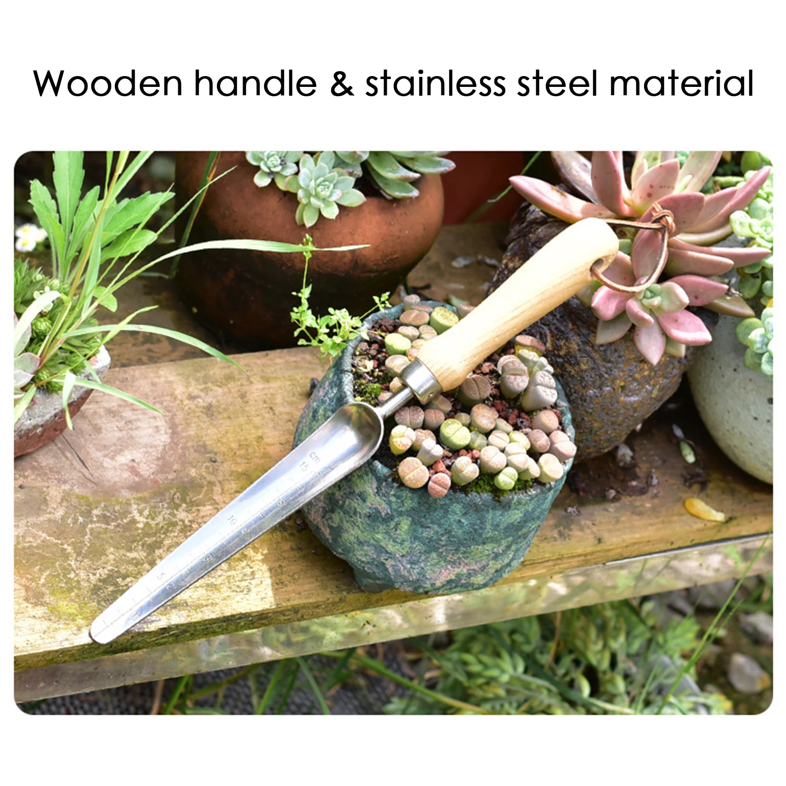 Pelle de désherbage en acier inoxydable désherbage de jardin plantation ...