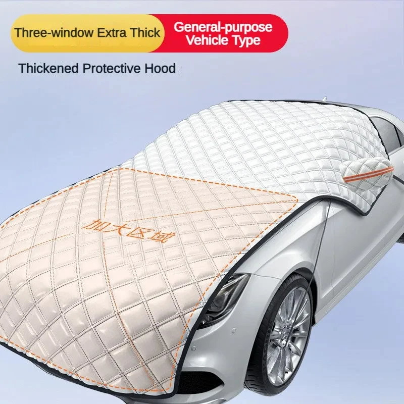 Car-Snow-Cover-Winter-Front-Windshield-Snow-Shield-Cubiertas-De-Coche ...